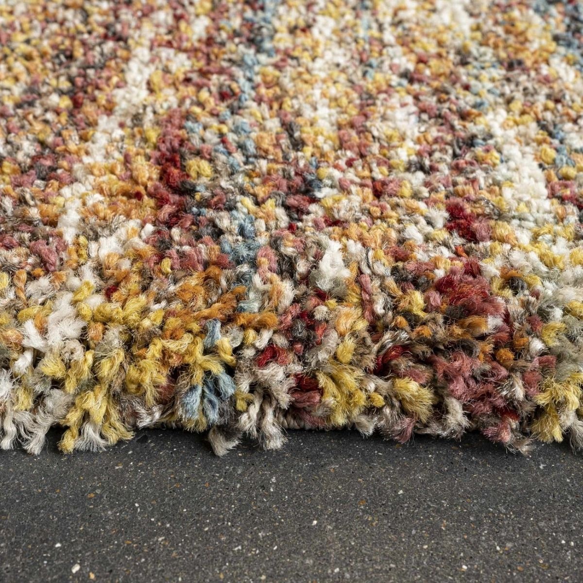 Mastercraft 023-0067/2959 Mehari Shaggy Rug - Rust Multi | Downtown