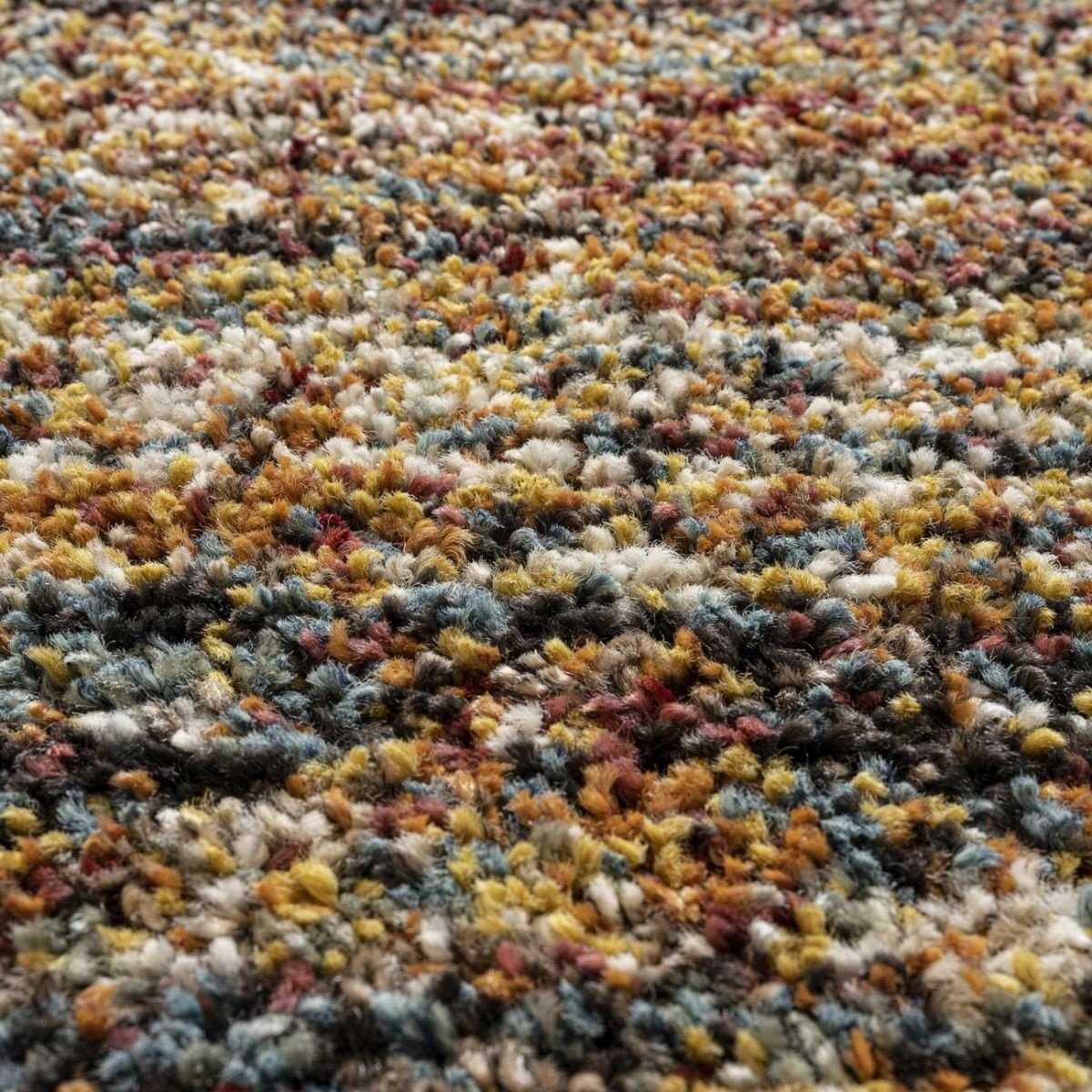 Mastercraft 023-0067/2959 Mehari Shaggy Rug - Rust Multi | Downtown