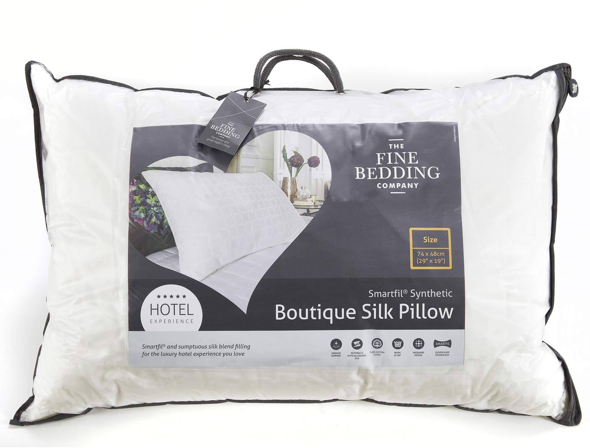 The Fine Bedding Company Boutique Silk Pillow | Downtown