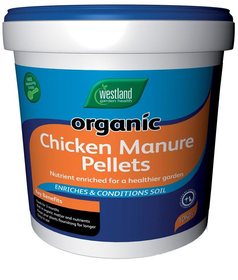 Westland Organic Chicken Manure Pellets - 10kg Bucket | Downtown
