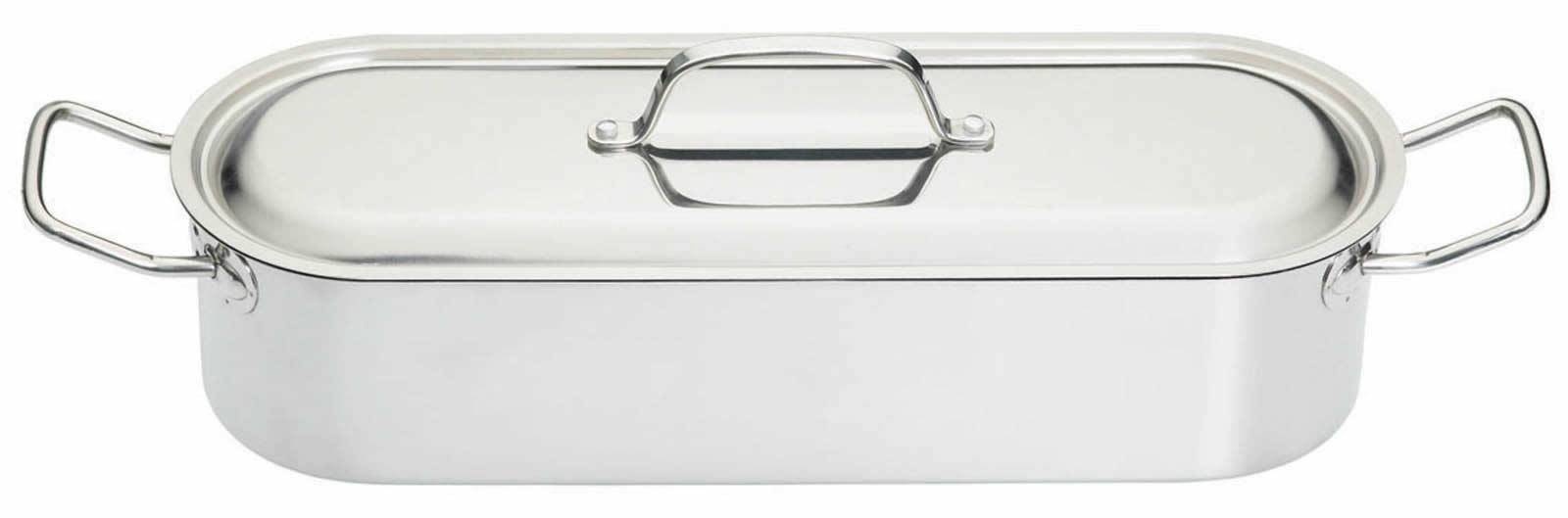 KitchenCraft Stainless Steel Fish Poacher 45cm | Downtown