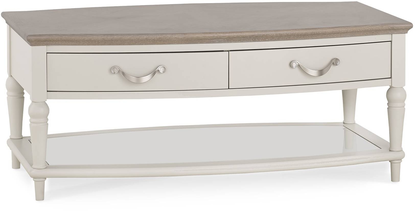 Montreal Coffee Table - Grey Washed Oak & Soft Grey | Downtown