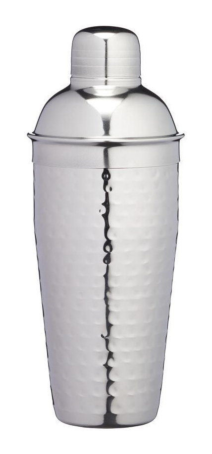 Barcraft Hammered Stainless Steel Cocktail Shaker 700ml | Downtown