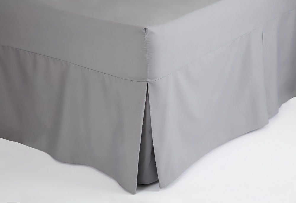 Belledorm 200 Count Platform Valance - Grey | Downtown