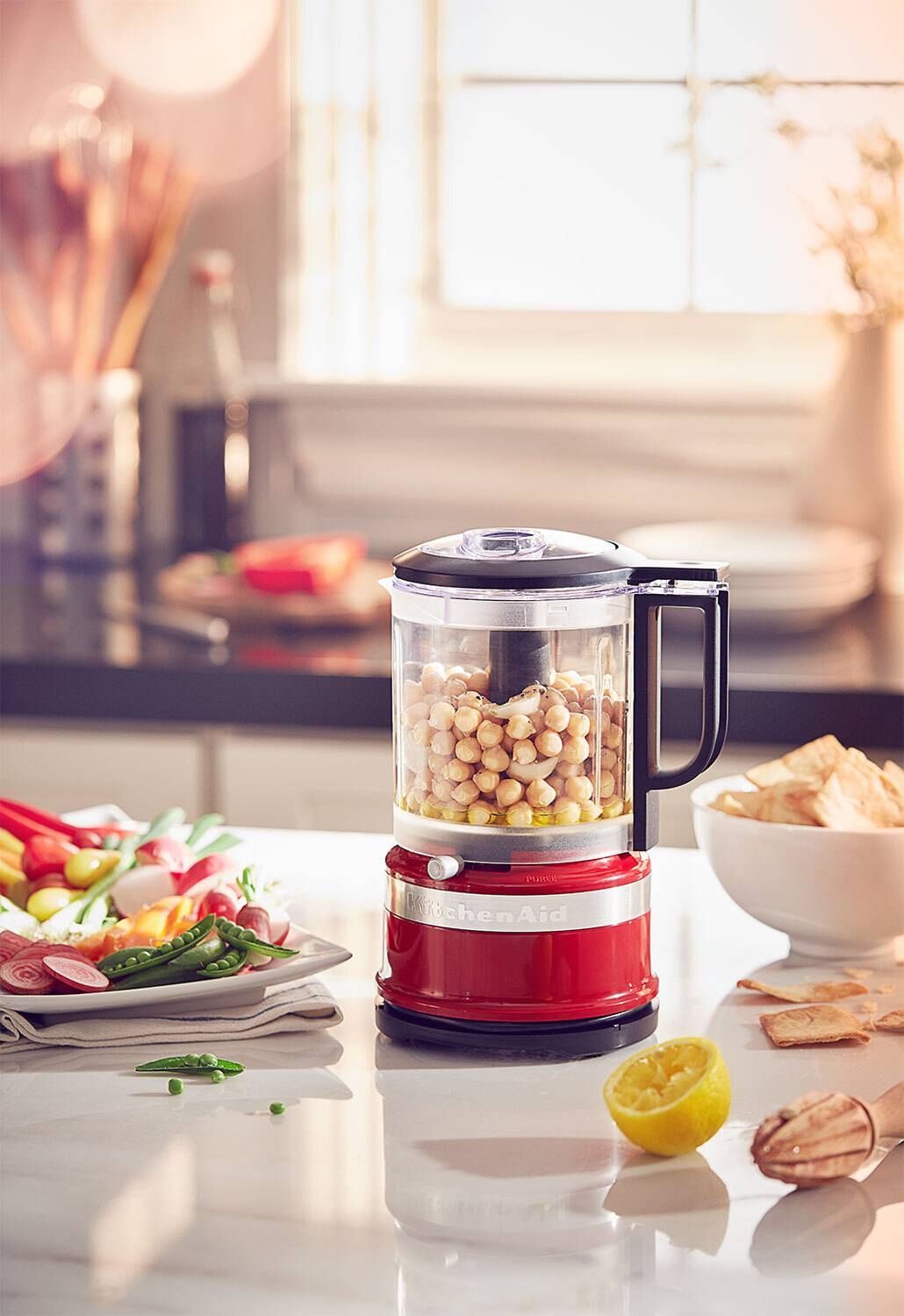 KitchenAid 5KFC3516BER Mini Food Processor - Empire Red | Downtown