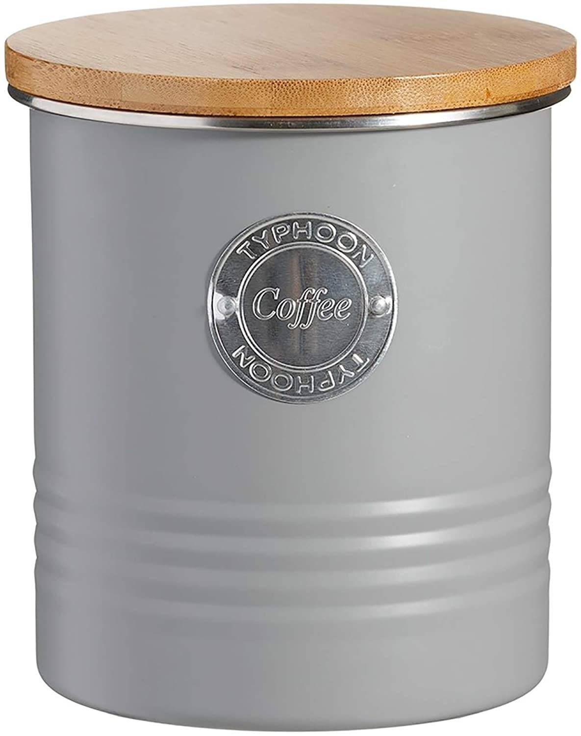 Typhoon Living Coffee Canister - Grey | Downtown