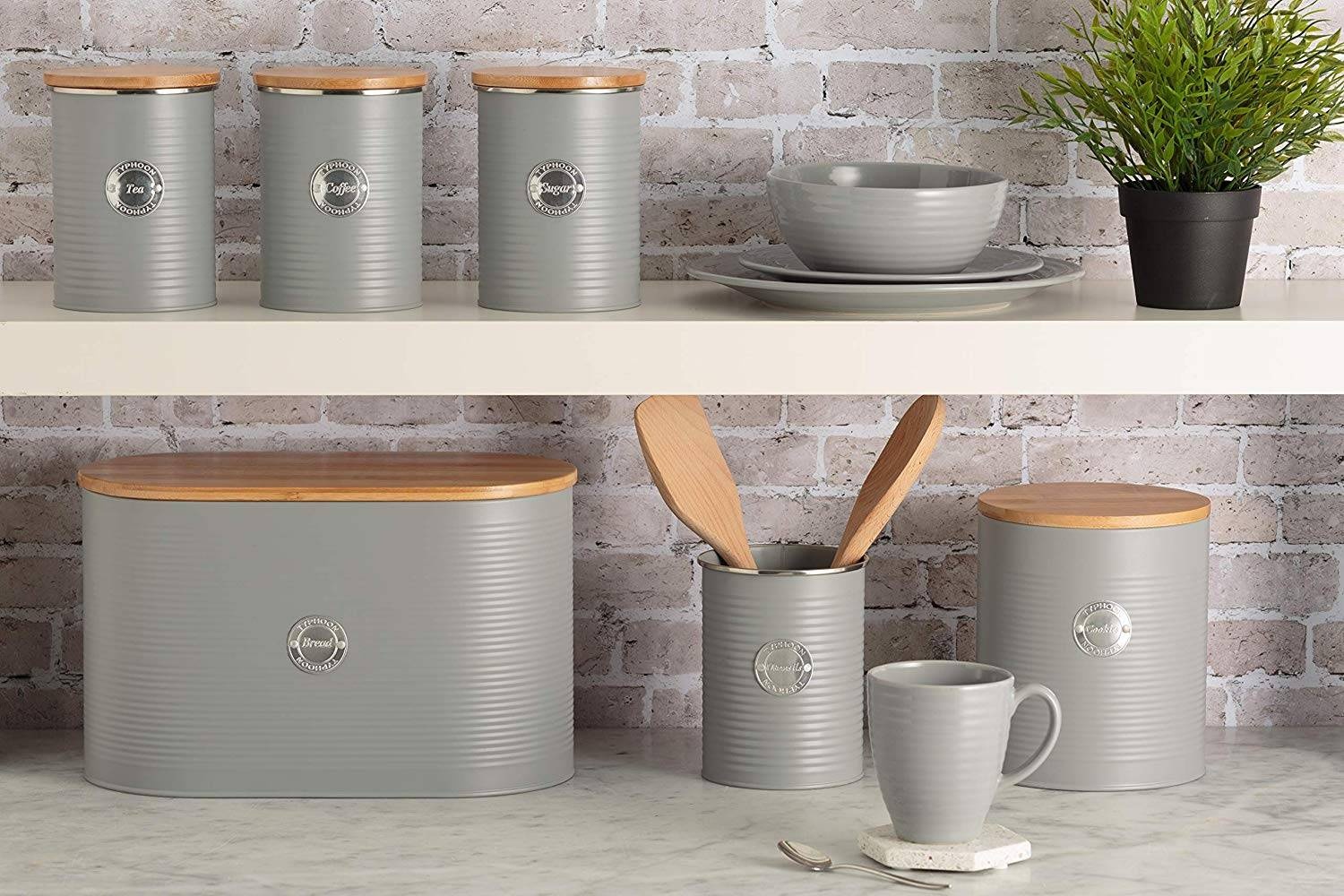 Typhoon Living Utensil Pot - Grey | Downtown