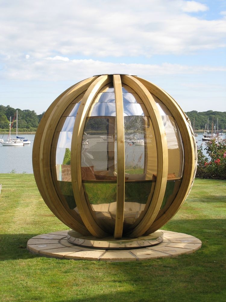Ornate Garden The Rotating Sphere Lounger Garden Pod | Downtown
