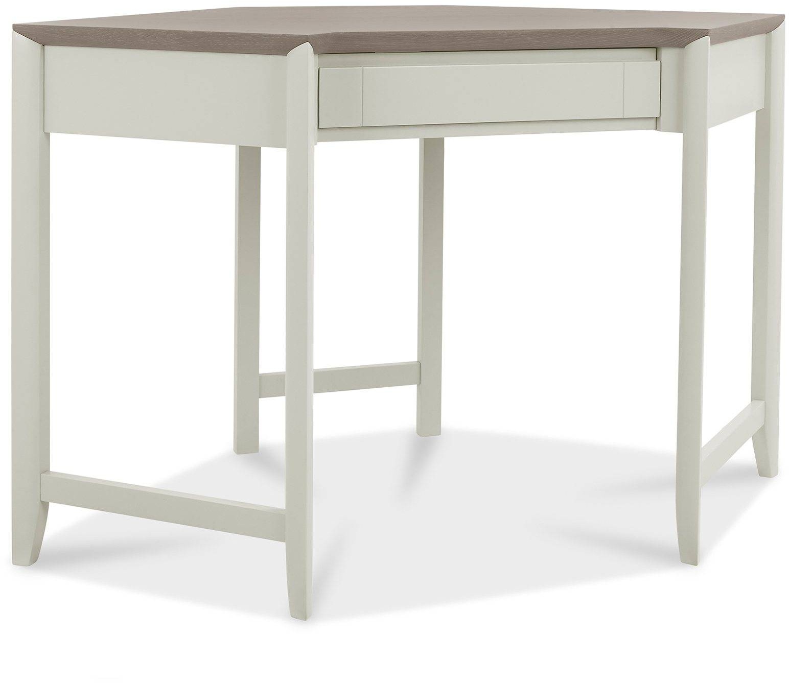 Brampton Grey Corner Desk | Downtown