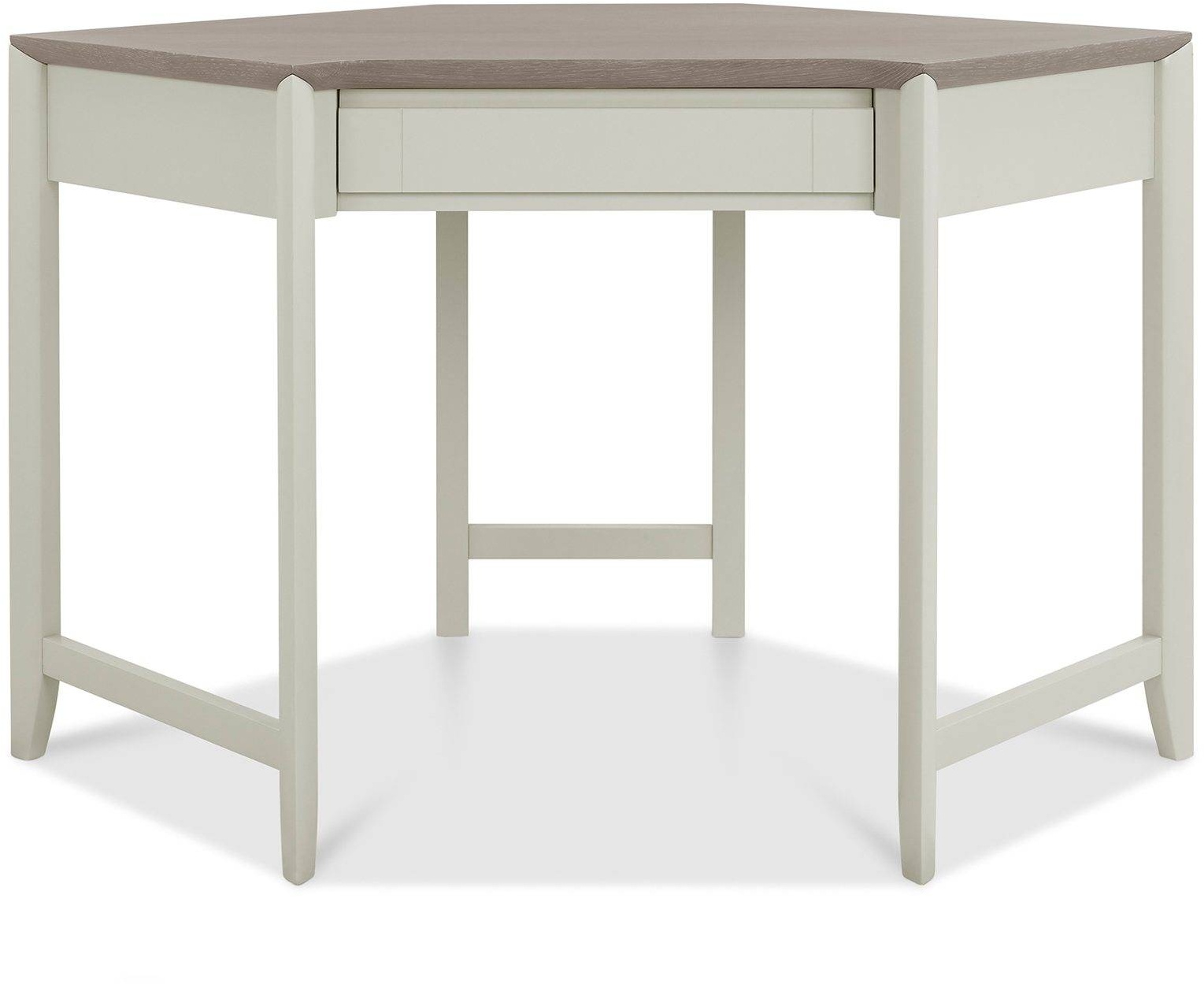 Brampton Grey Corner Desk | Downtown