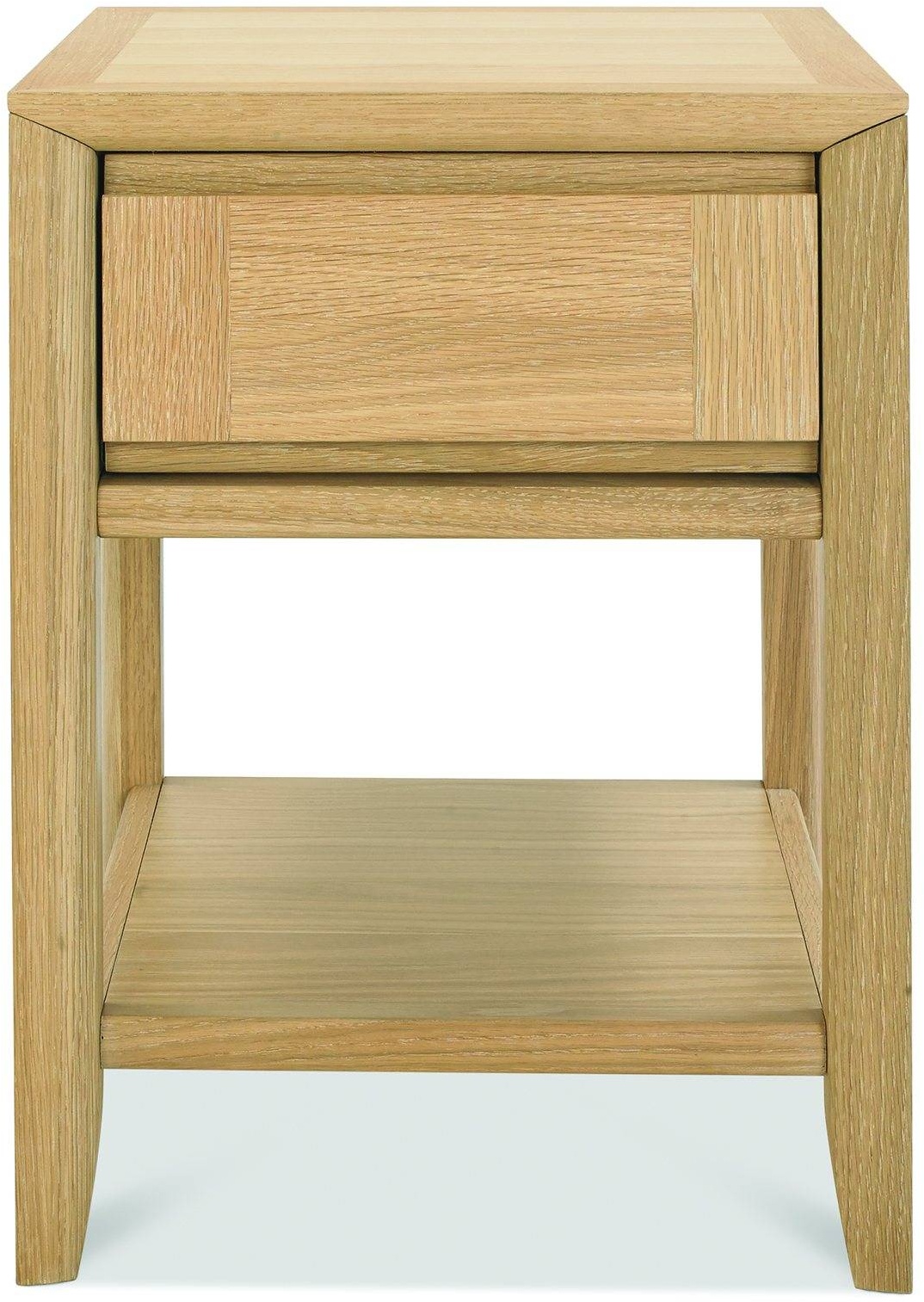 Brampton Oak Lamp Table With Drawer | Downtown