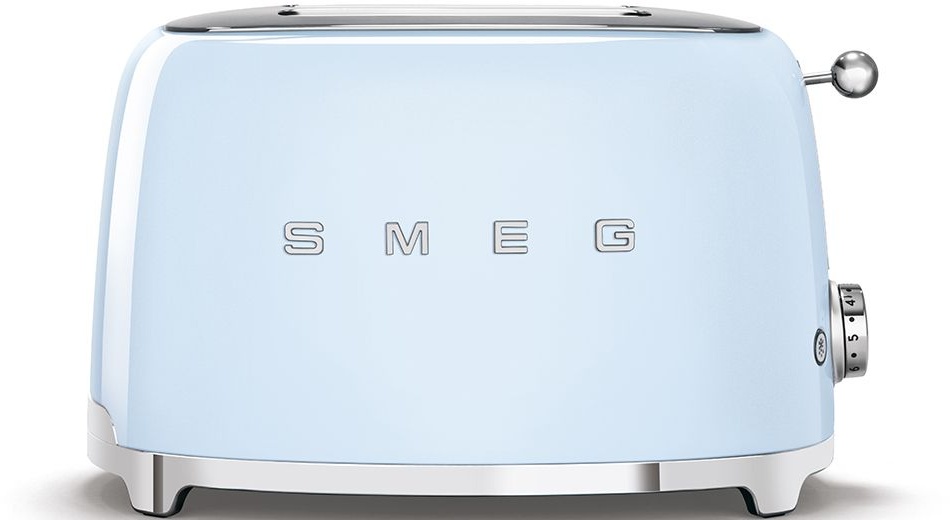 Smeg TSF01PBUK 2 Slice Toaster - Pastel Blue | Downtown