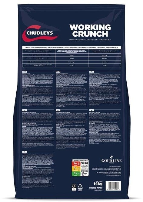 Chudleys Working Crunch Dog Food - 14kg | Downtown
