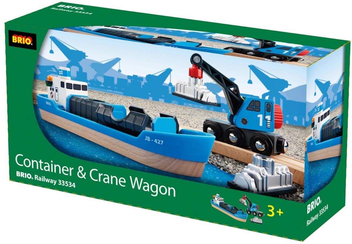 BRIO Freight Ship and Crane 33534 | Downtown