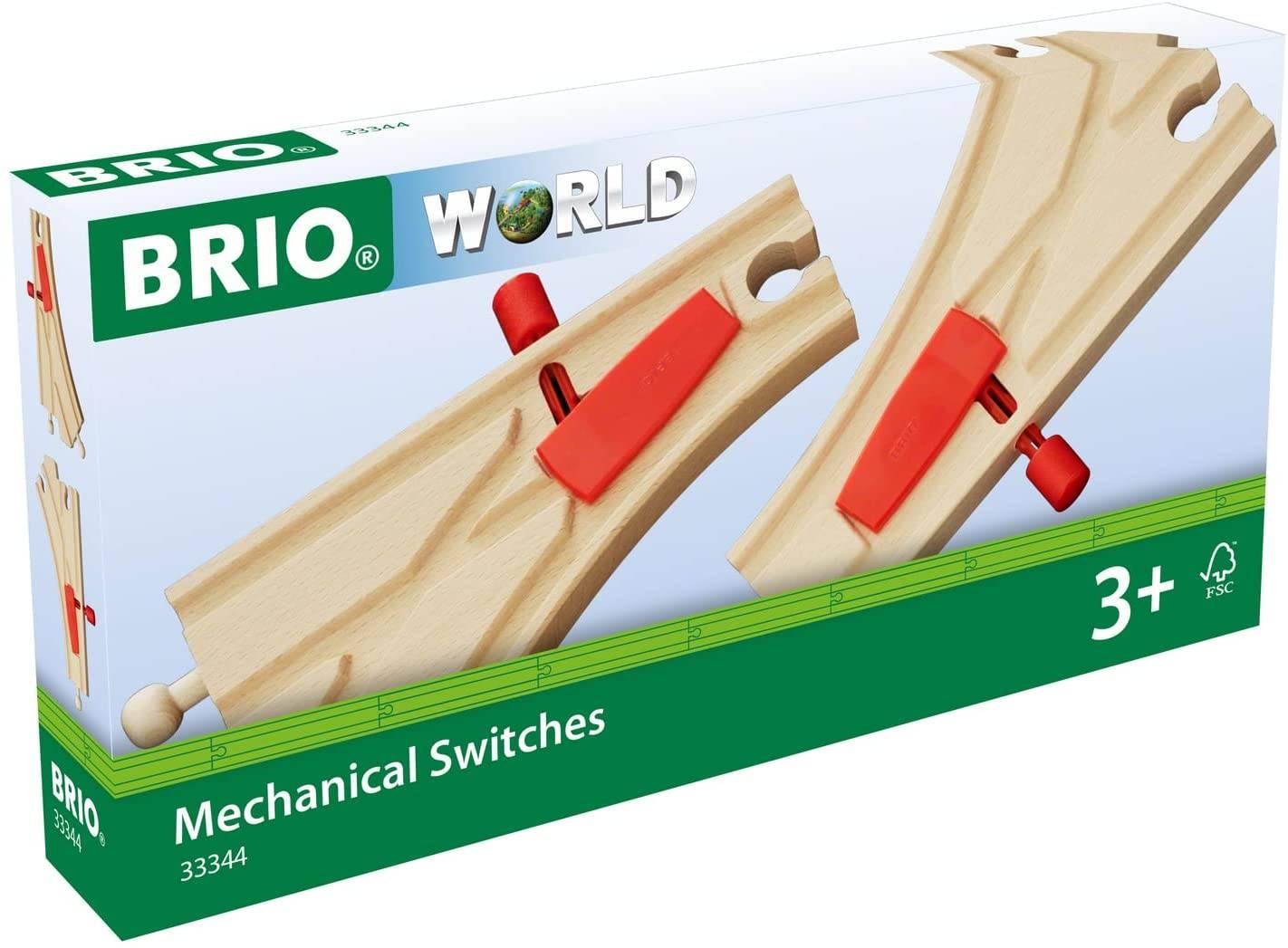 Brio World Railway Track - 33344 Mechanical Switches | Downtown