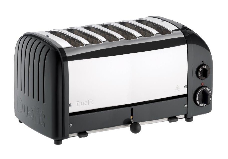 Dualit 6 Slice Toaster - Black | Downtown