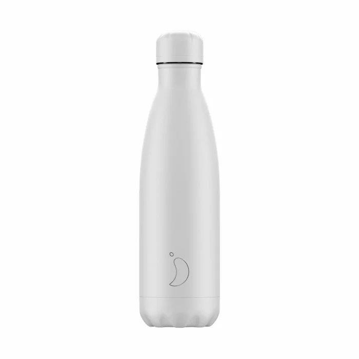 Chilly's Bottle 500ml All White | Downtown