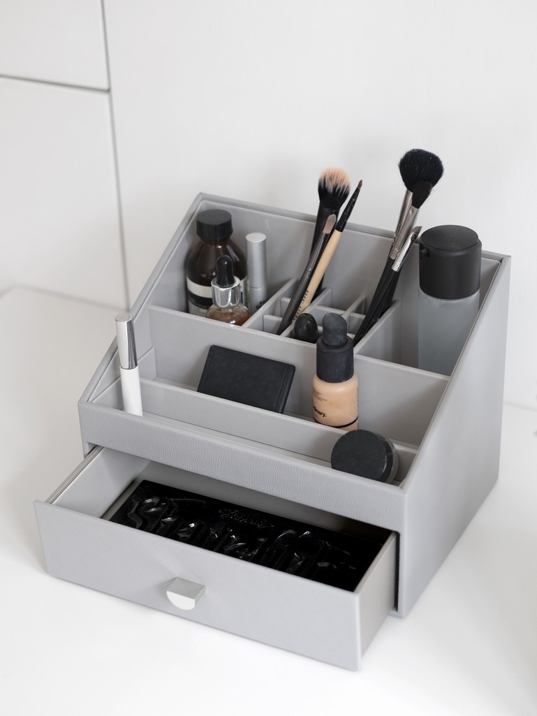 Stackers Makeup Organiser Pebble Grey | Downtown