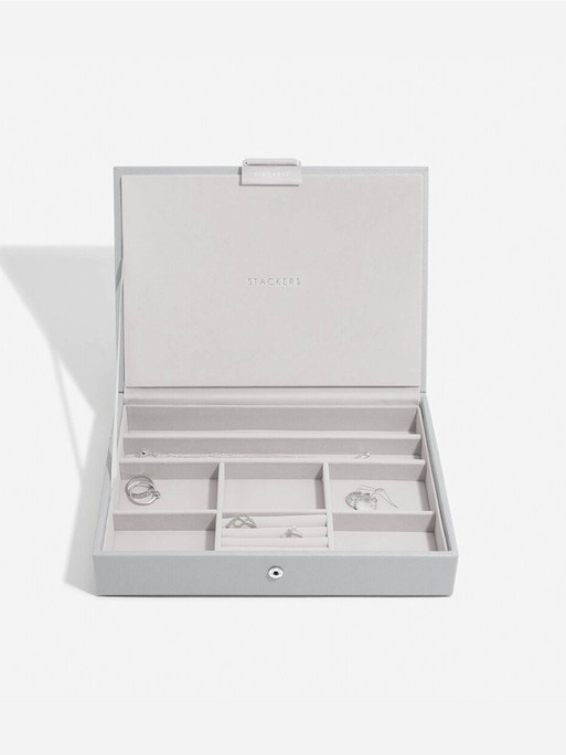 Stackers Pebble Grey Classic Lidded | Downtown