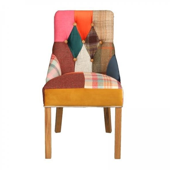 Jester Harlequin Patchwork Dining Chair | Downtown