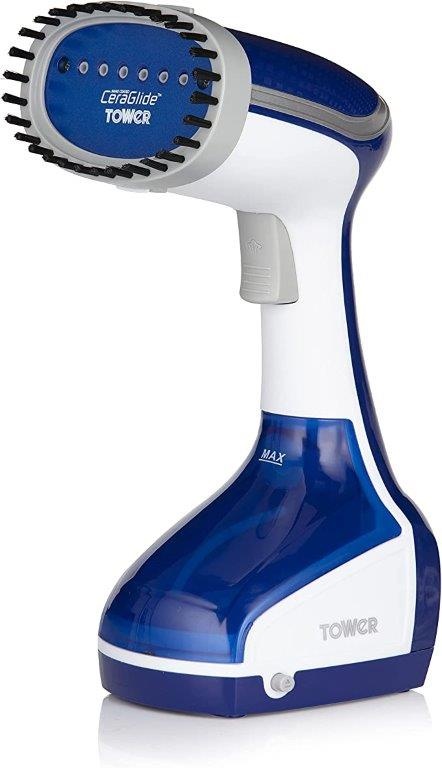 Tower T22014BLU Garment Steamer - Blue | Downtown