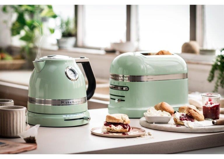 KitchenAid 5KMT2204BPT Artisan Toaster 2 Slice Pistachio | Downtown