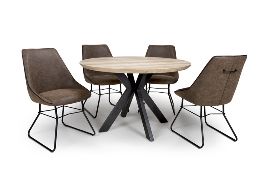 Phoenix Round Table 1200mm - Oak | Downtown