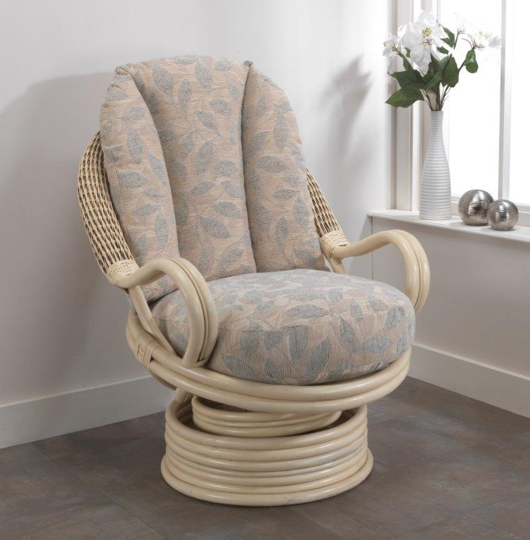 Desser Deluxe Natural Wash Swivel Rocker | Downtown