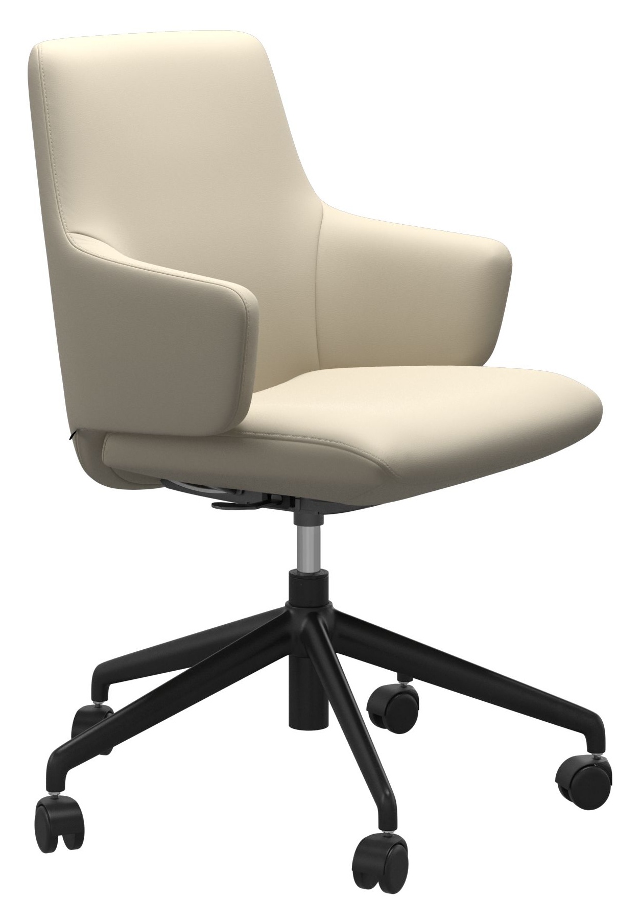 Stressless Laurel Low Back Home Office Chair With Arms | Downtown