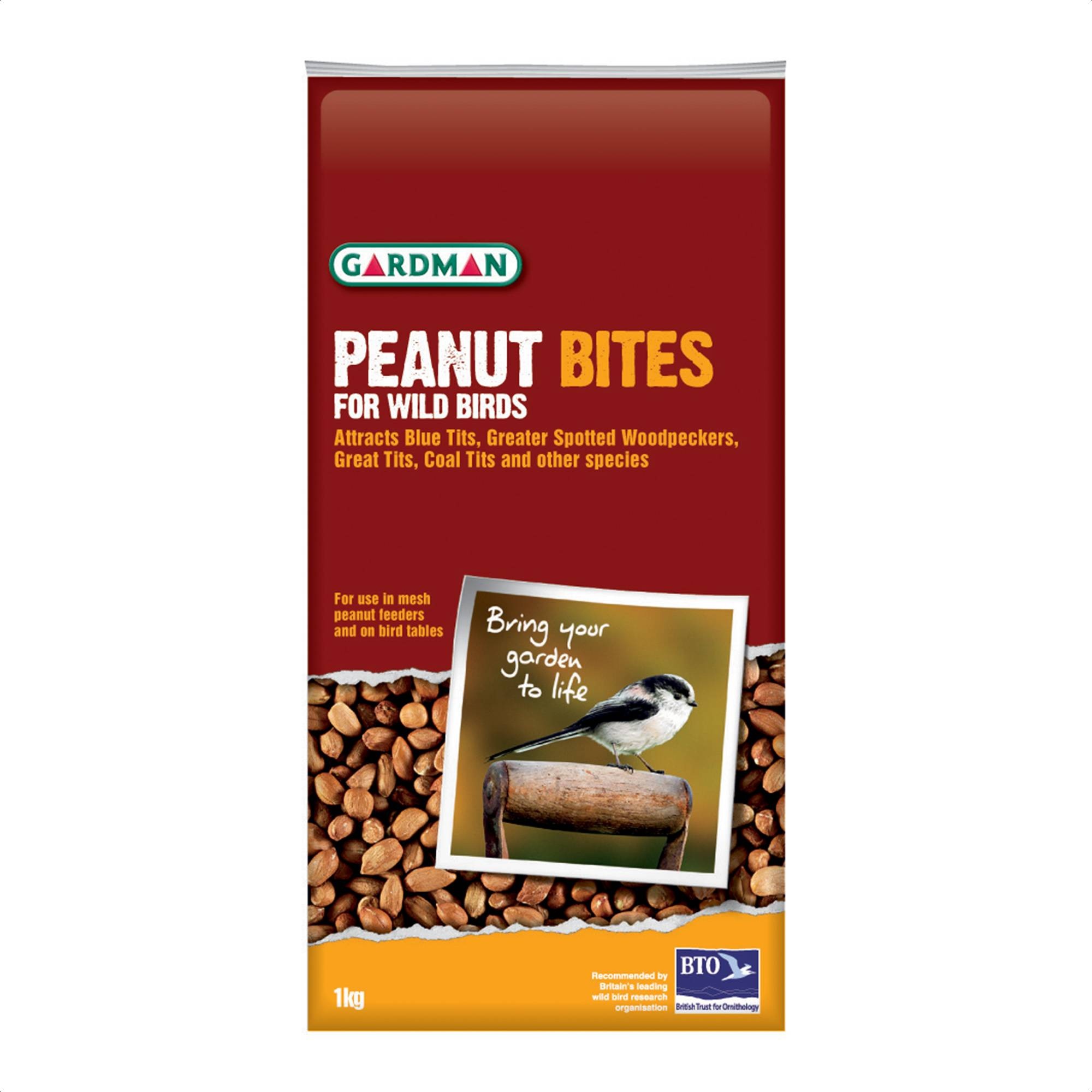 Gardman Wild Bird Food Peanut Bites - 1kg | Downtown