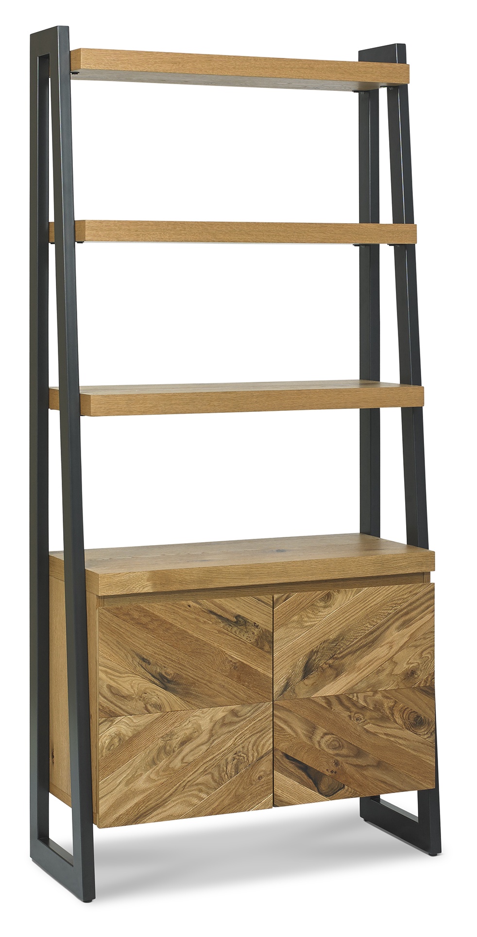 Winnipeg Rustic Oak Open Display Unit | Downtown