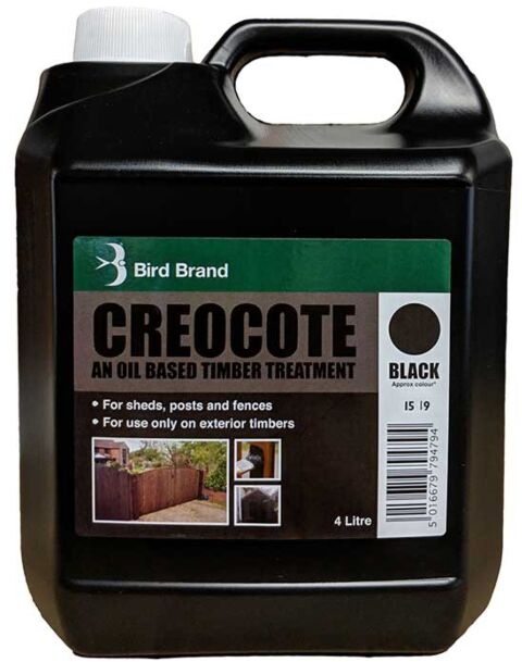 Bird Brand Creocote Timber Treatment 4L - Black | Downtown
