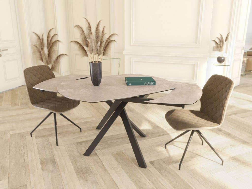 Akante Kheops Extending Dining Table - Argile | Downtown
