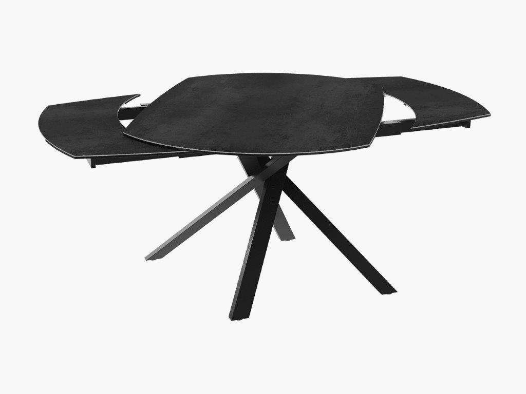 Akante Kheops Extending Dining Table - Titanium | Downtown