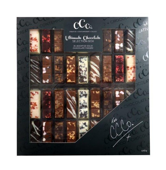 Cambridge Confec Co 36 Ultimate Chocolate Finger Selection Box 640g ...