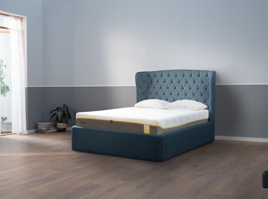 Tempur Holcot Ottoman Bedframe - Shetland Navy | Downtown