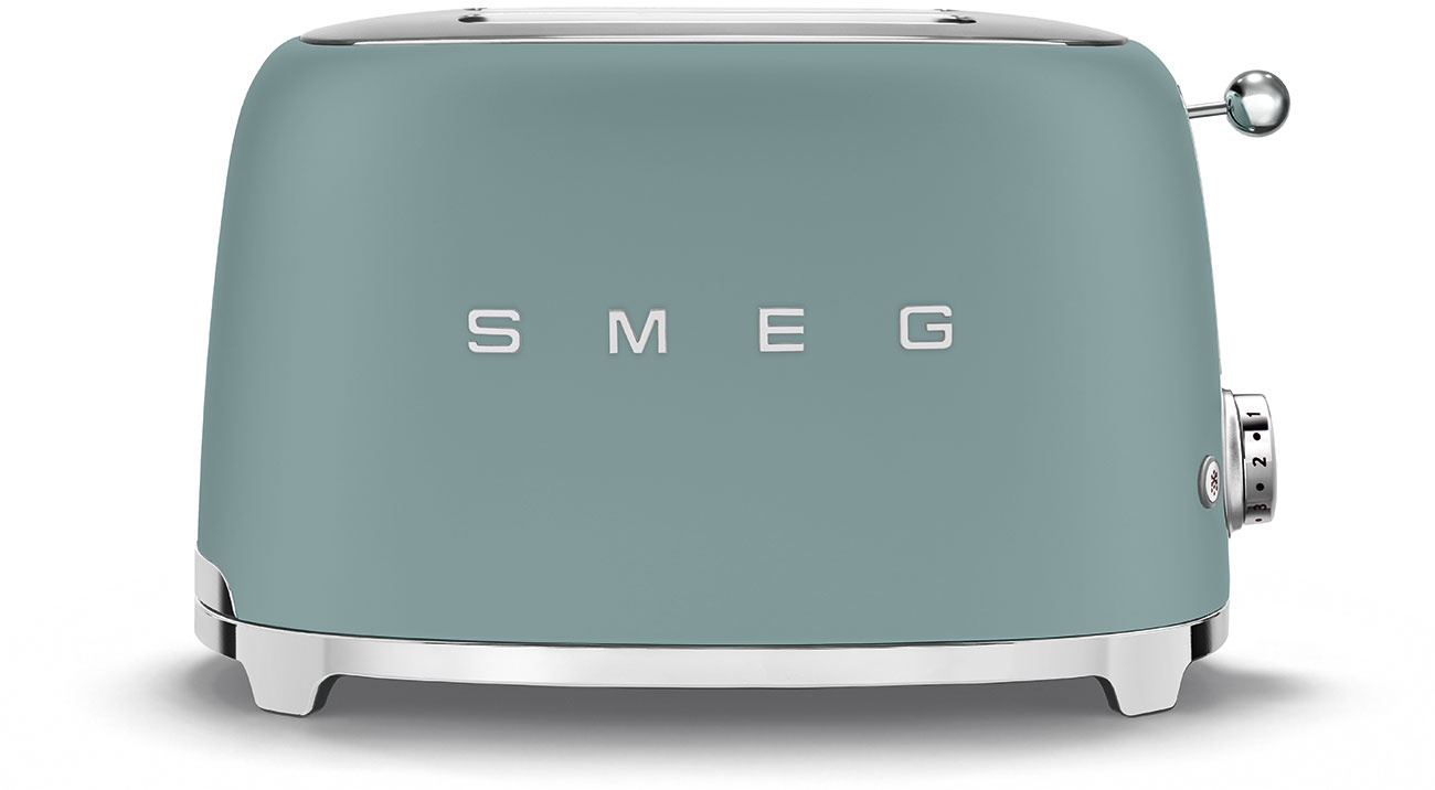 Smeg TSF01EGMUK 2 Slice Toaster - Emerald Green | Downtown