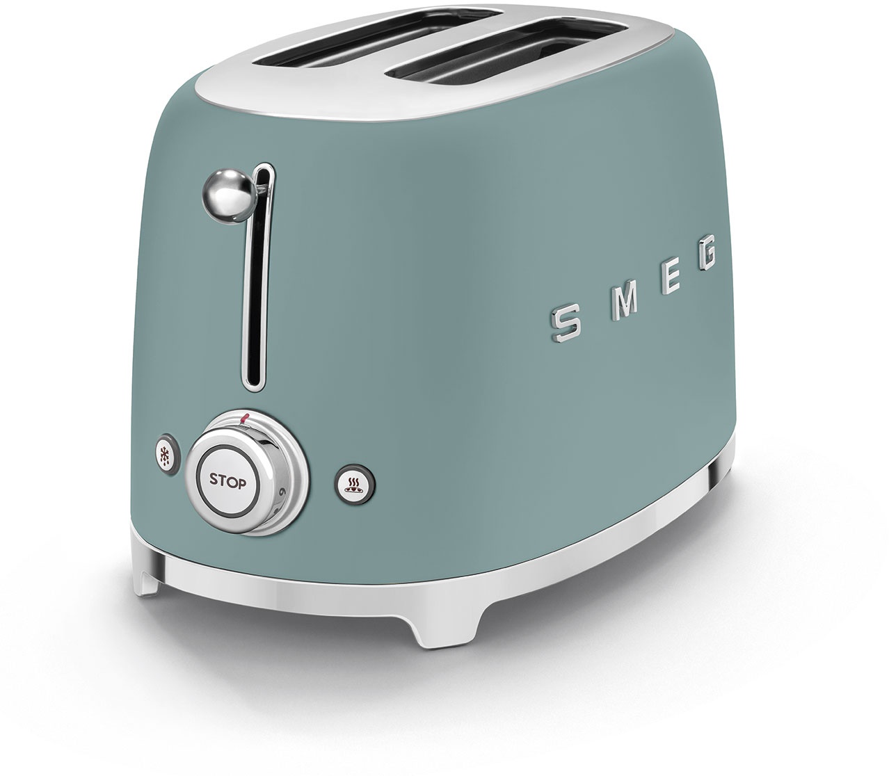 Smeg TSF01EGMUK 2 Slice Toaster - Emerald Green | Downtown