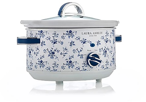 Laura Ashley VQSLWC3LLACRUK 3.5L Slow Cooker - China Rose | Downtown