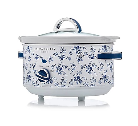 Laura Ashley VQSLWC3LLACRUK 3.5L Slow Cooker - China Rose | Downtown