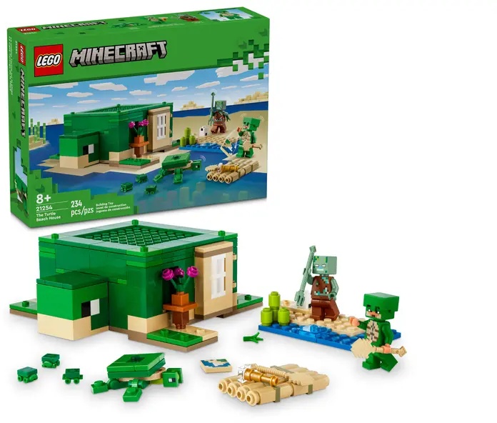 LEGO Minecraft 21254 The Turtle Beach House | Downtown