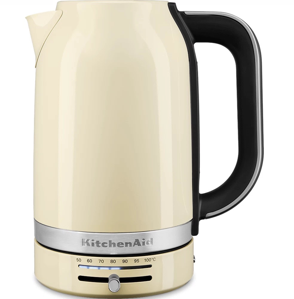 KitchenAid 5KEK1701BAC Variable Temperature 1.7L Kettle - Almond Cream ...