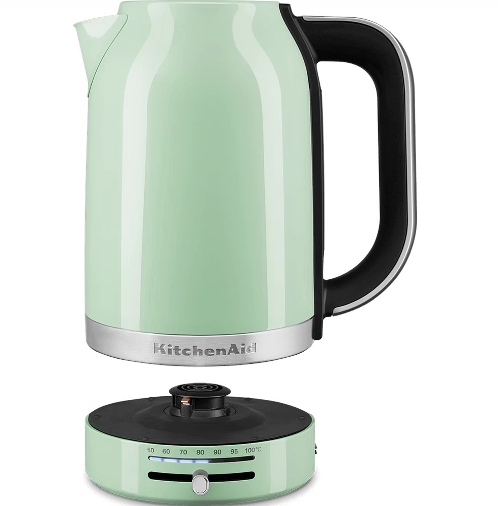 KitchenAid 5KEK1701BPT Variable Temperature 1.7L Kettle - Pistachio ...