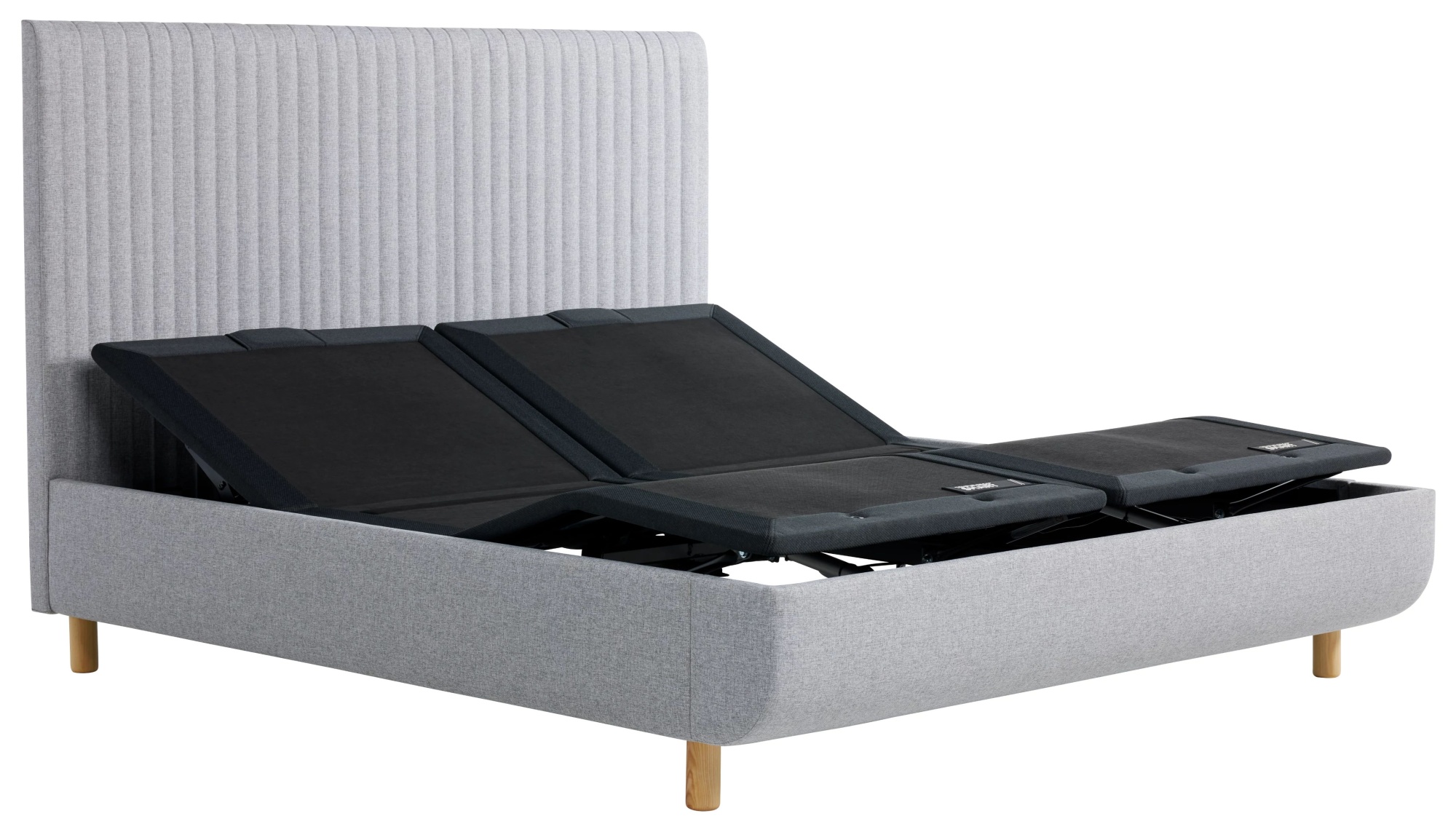 Tempur Ergo Smart Base Bed With Form Headboard - Brown | Downtown