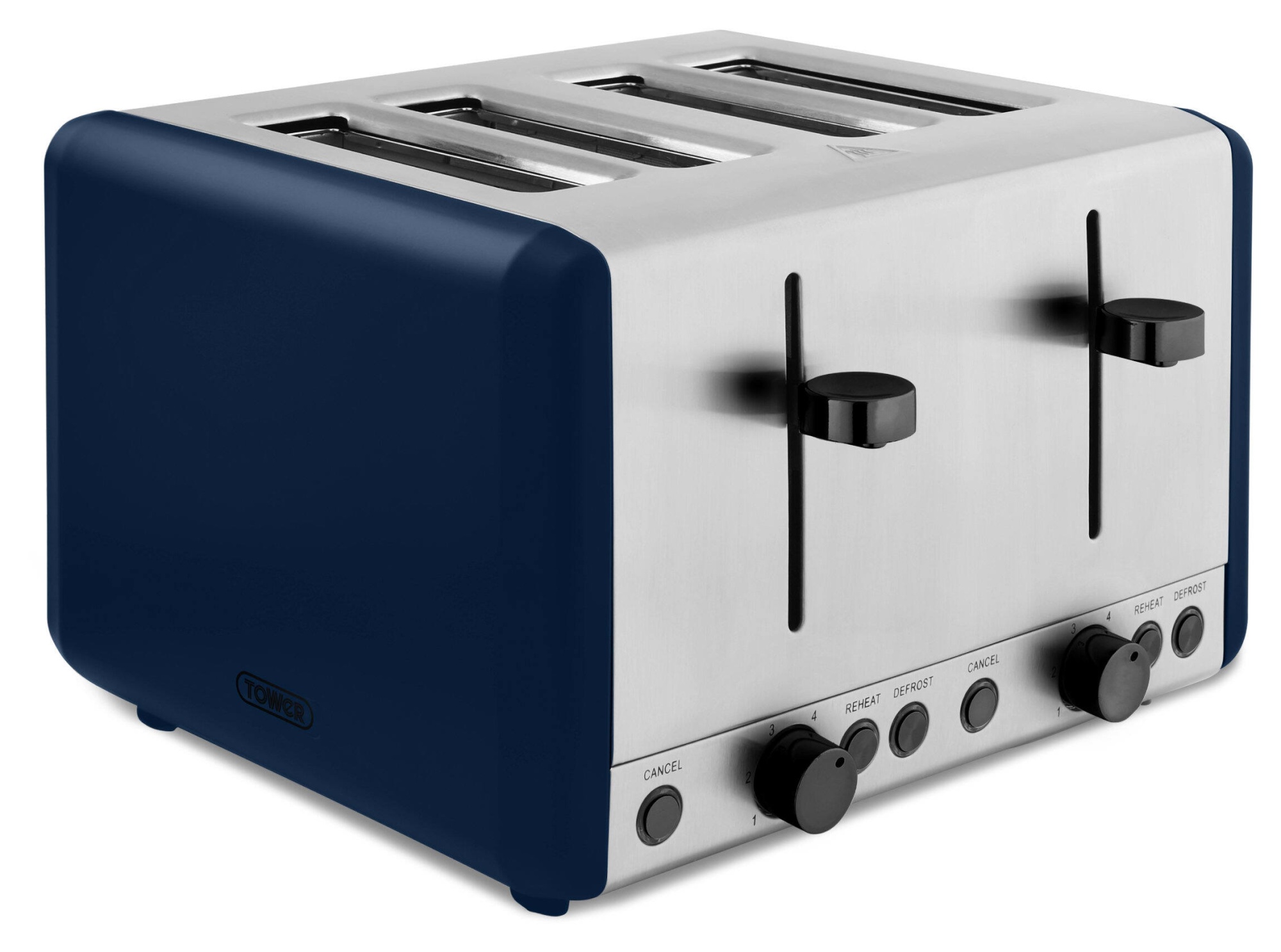 Tower Sera 4 Slice Toaster - Midnight Blue | Downtown