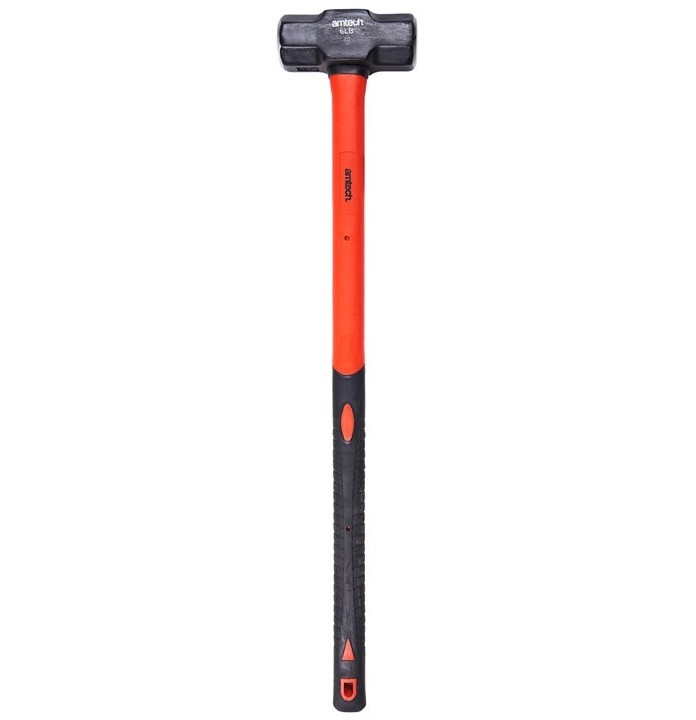 Amtech 2.7kg (6lb) Sledge hammer with long fibreglass shaft| Downtown