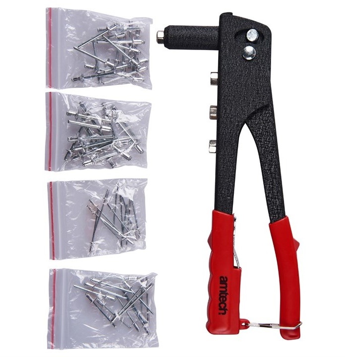 Amtech Rivet gun with 60 rivets| Downtown