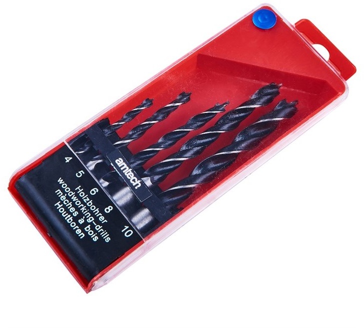 Amtech 5 Piece wood drill bit set| Downtown