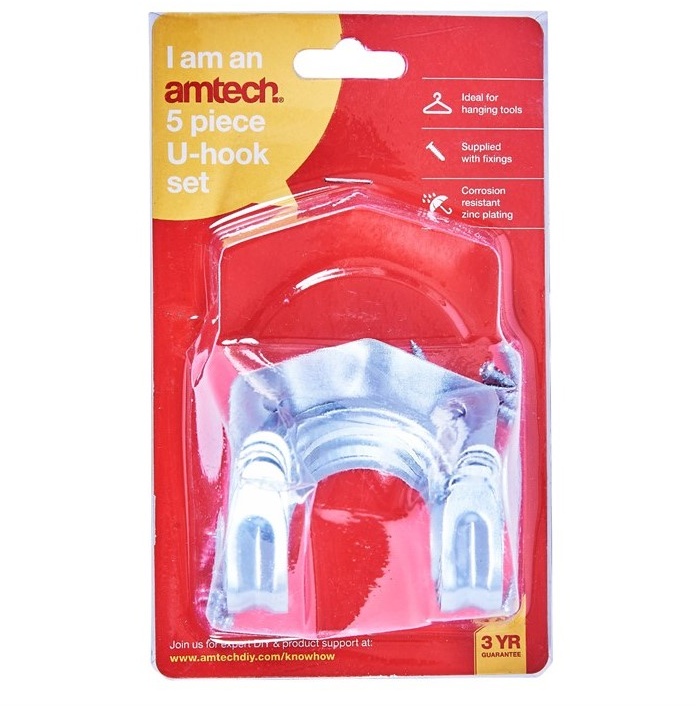 Amtech U-hooks - 5 pack| Downtown