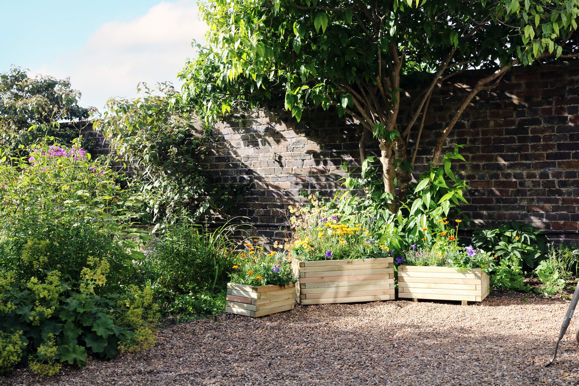 Zest Garden Gresford Wooden Planter Set | Downtown